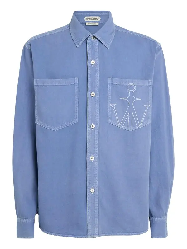 JW Anderson Oversized Denim Shirt - Blue