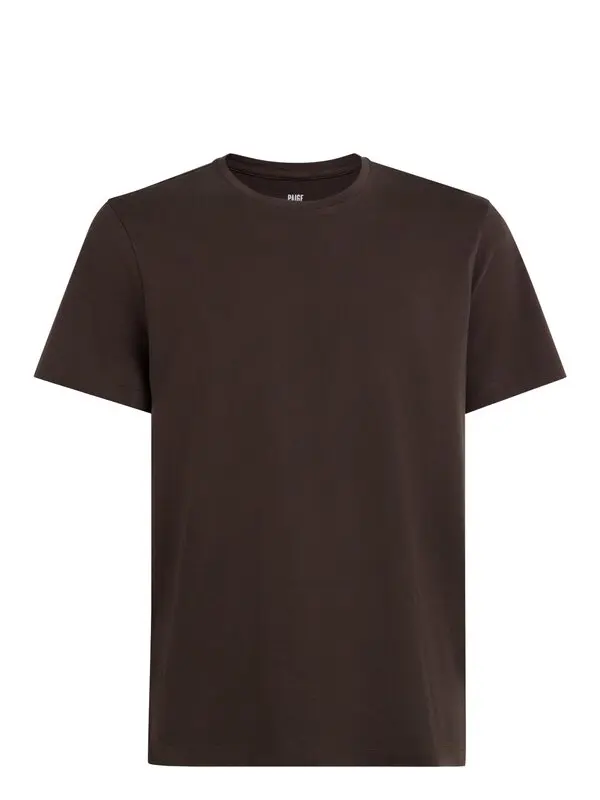 Paige Pima Cotton Sorden T-shirt - Brown