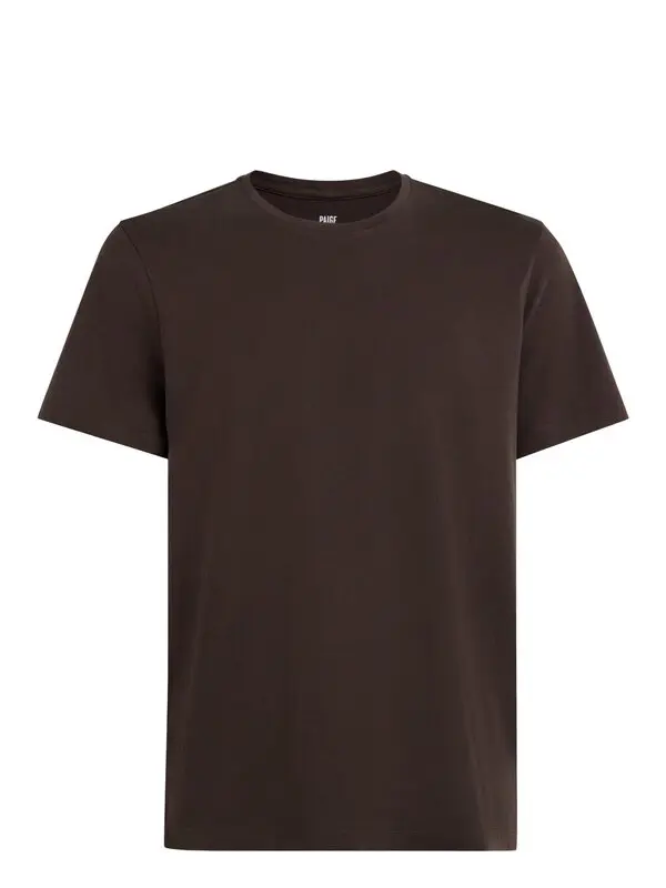 Paige Pima Cotton Sorden T-shirt - Brown