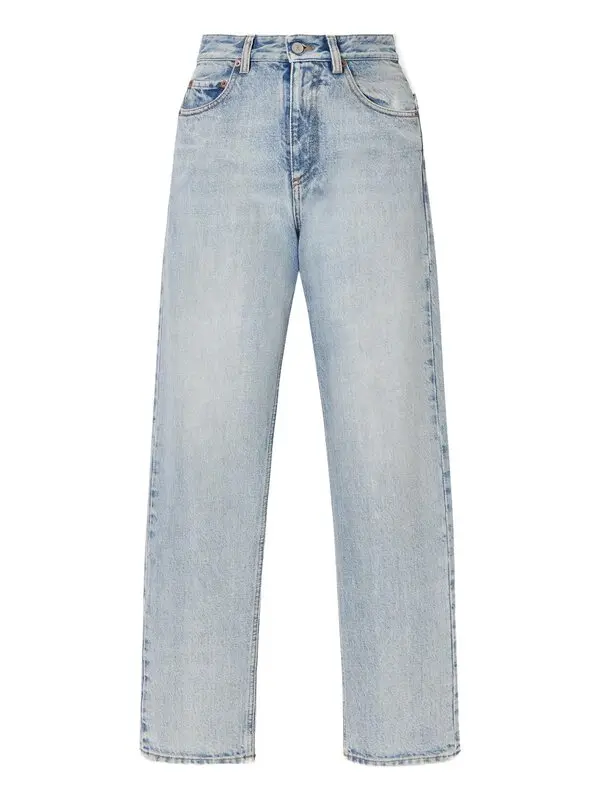 MAISON MARGIELA Mid-rise Wide-leg Jeans - Blue