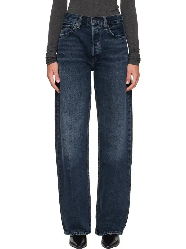 AGOLDE Wide Leg Jeans - Blue