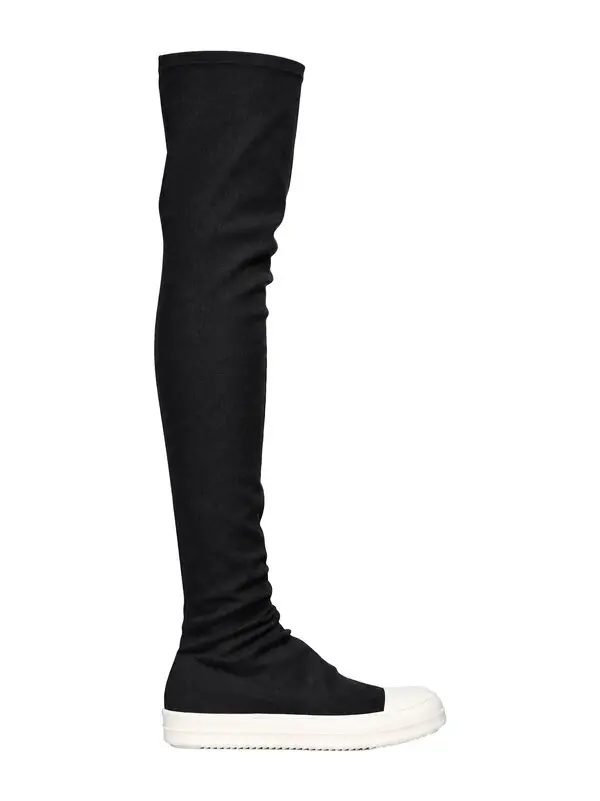 Rick Owens Sneaker "high Sock - Black