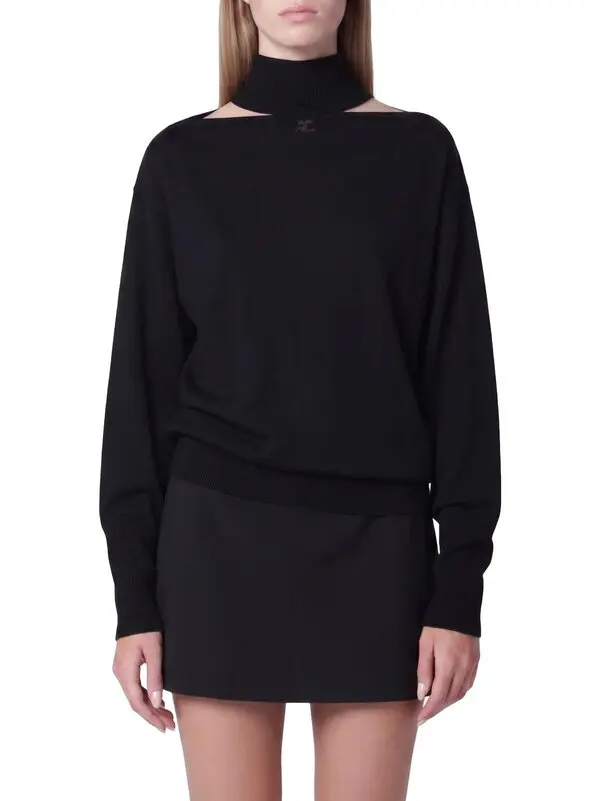 COURREGES Sweater - Black