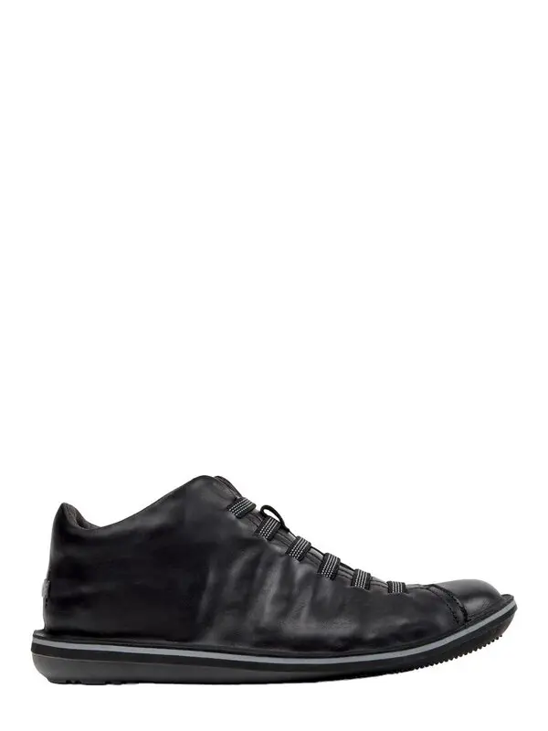 Camper Beetle Smooth Leather Ankle Boots With Xl Extralight® Sole - Black