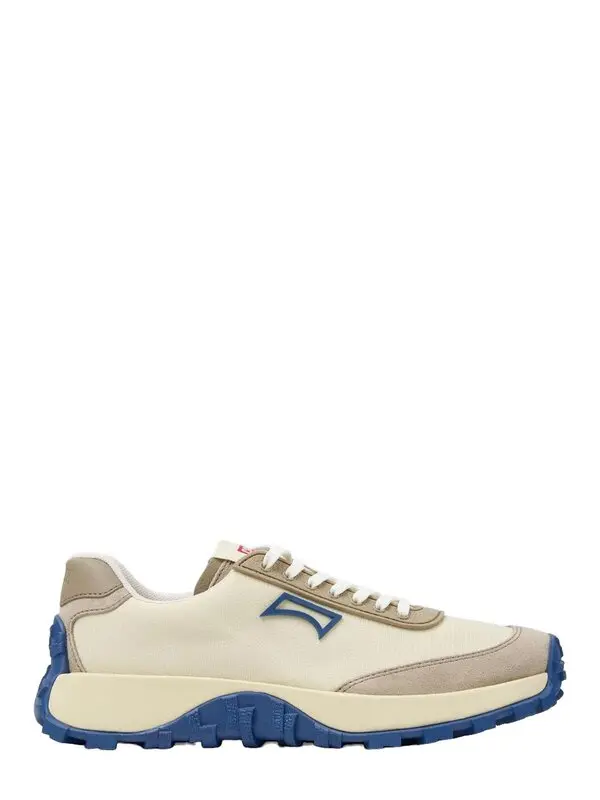 Camper Drift Trail Low-top Sneakers In Nubuck And Recycled Pet With Vibram Sole - Beige