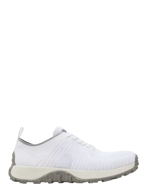 Camper Drift Trail Recycled Pet Trainers With Notched Vibram Sole - White