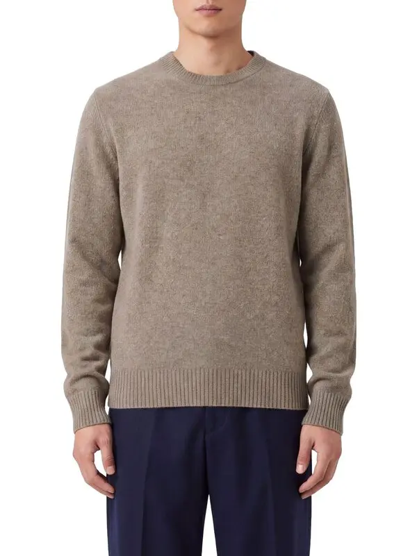 Brunello Cucinelli Alpaca Wool Blend Crewneck Jumper - Grey