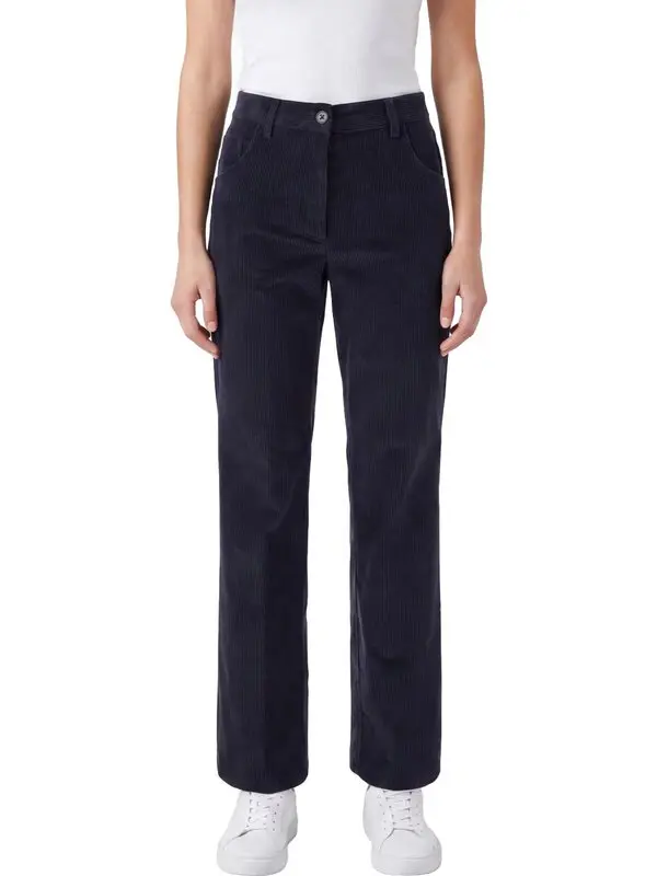 SEMICOUTURE Corduroy Trousers - Blue
