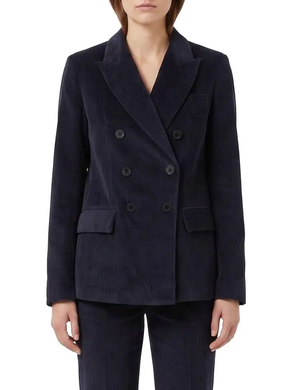 SEMICOUTURE Tailored Blazer - Blue