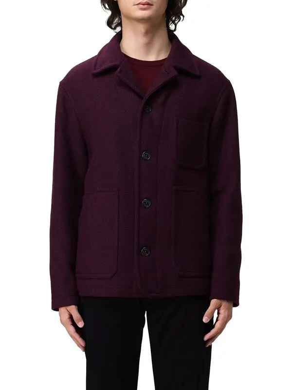 BROOKSFIELD Collared Jacket - Plum