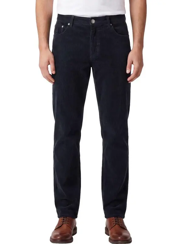 Brunello Cucinelli Slim Fit Corduroy Trousers - Blue