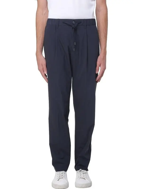 Herno Straight-leg Technical Fabric Trousers - Blue