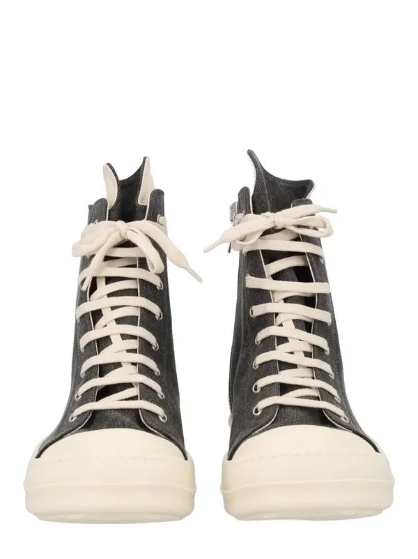 Rick Owens Inspired Low-top Sneakers For - Grey