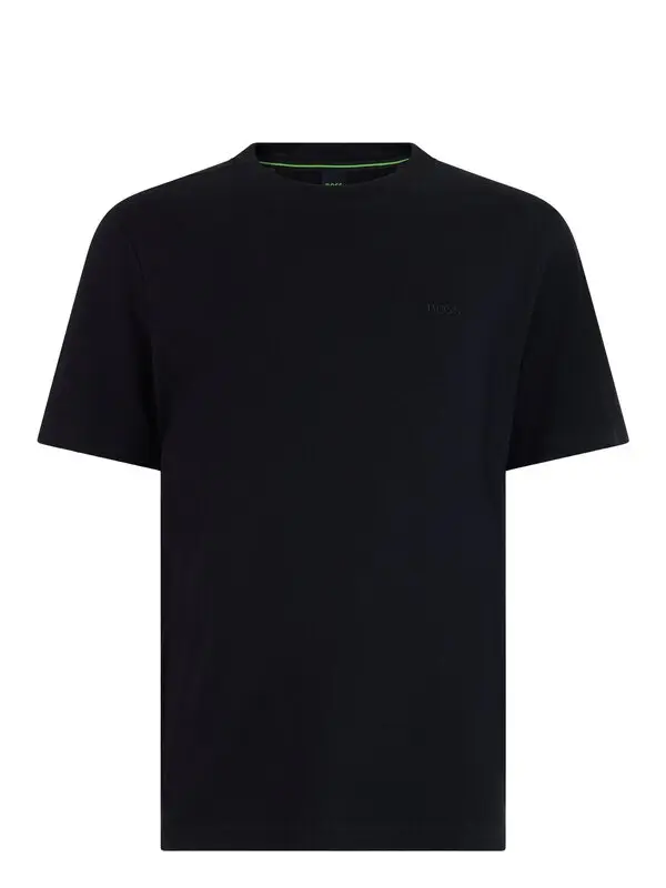 BOSS Short Sleeve Cotton Crew Neck T-shirt - Black