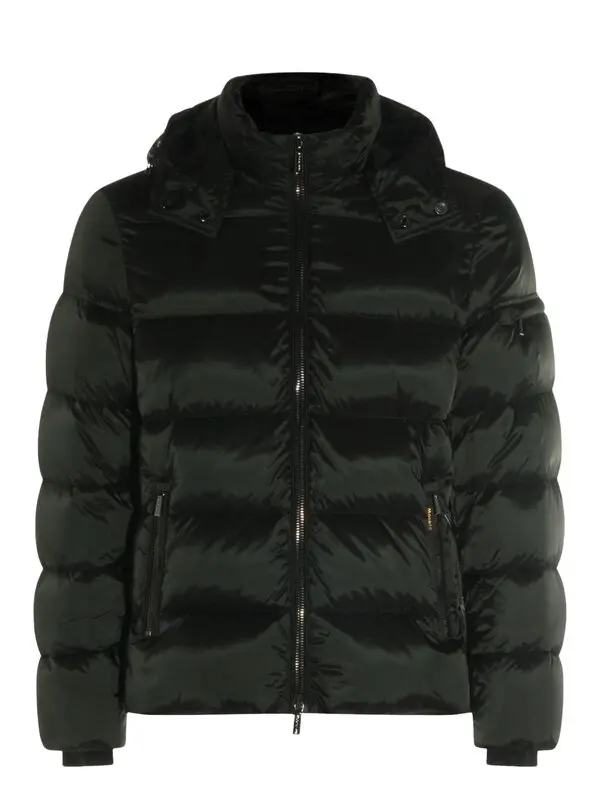 MOORER Polyamide Coat - Green