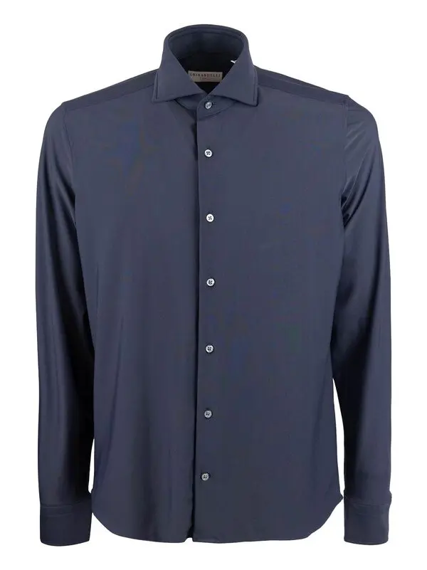 GHIRARDELLI Stylish Mini Shirt - Blu