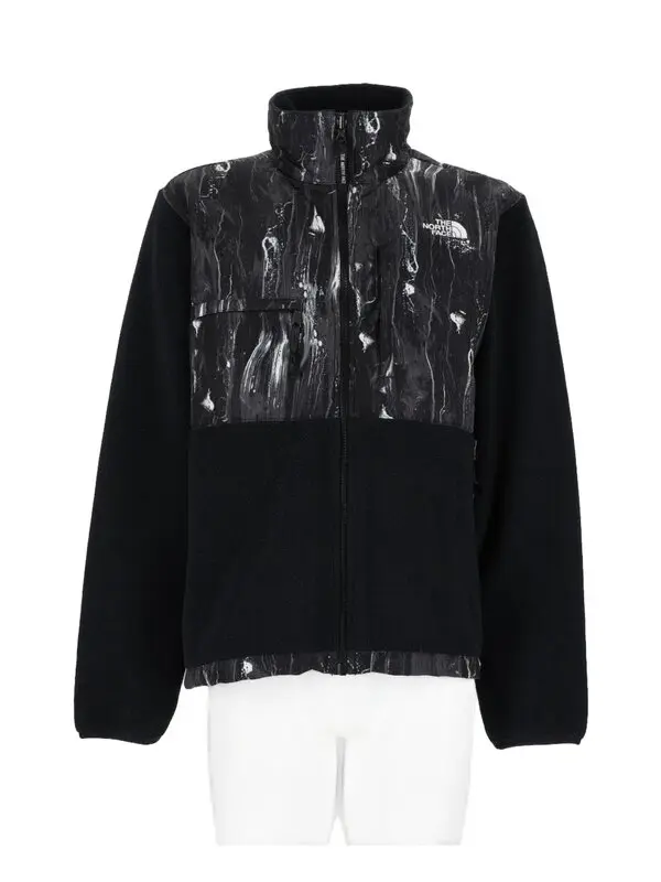 The North Face Fleece Zip Up Sports Jacket - Black