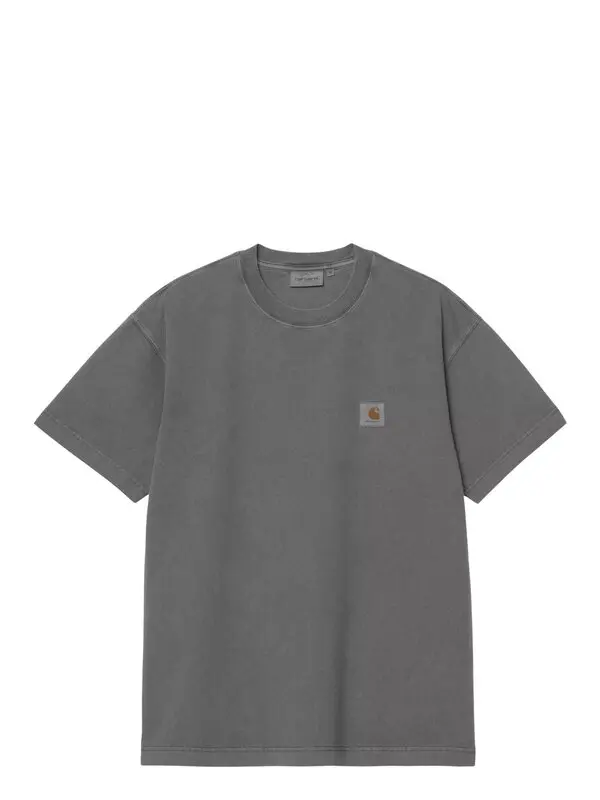 Carhartt Work In Progress Logo Cotton T-shirt - Grey
