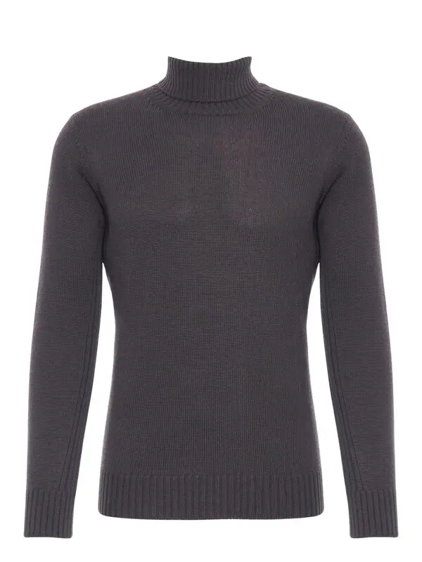 KANGRA Long-sleeve Sweater - Brown