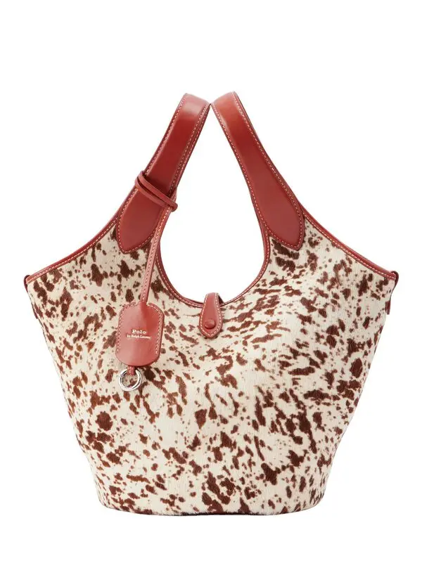Polo Ralph Lauren Calf Hair Tote Bag - Brown