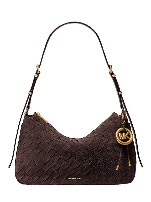 Michael Kors Nolita Medium Top Zip Convertible Shoulder Bag - Chocolate