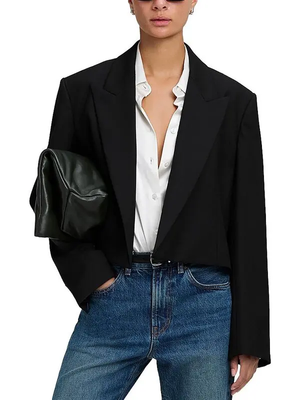 A.L.C. Cass Wool Blend Jacket - Black