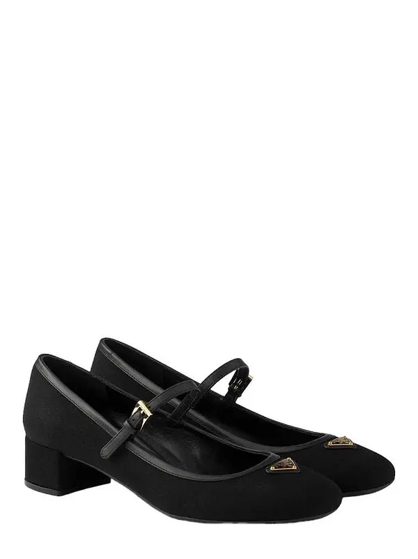 Prada Fabric Pumps - Black