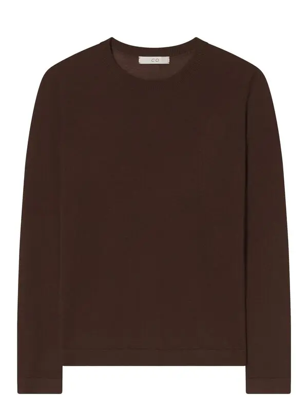 Co Fine Cashmere Long-sleeve Top - Brown