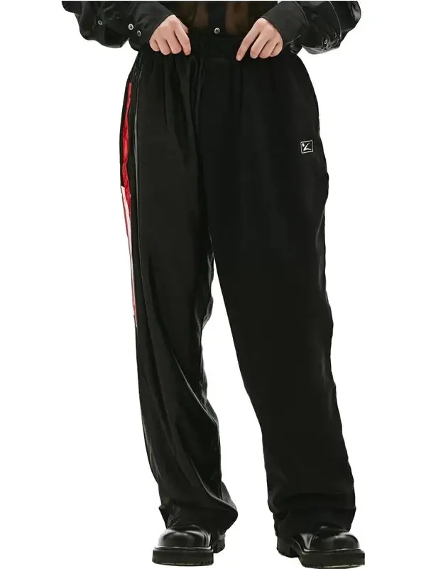 Balenciaga 50/50 Track Pants - Black