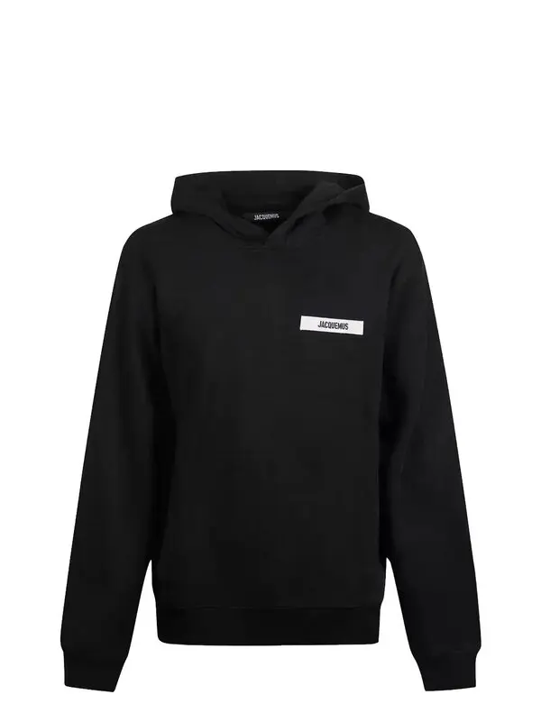 Jacquemus Gros Grain Hoodie - Black