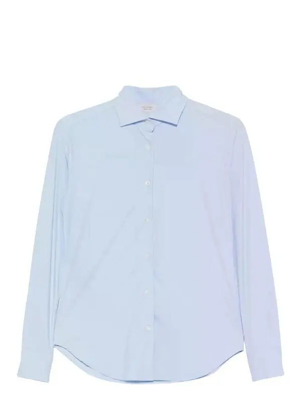 MAZZARELLI Long-sleeve Button-down Shirt - Blue