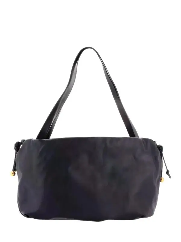 Bottega Veneta Bulb Shoulder Bag Leather Small Tote Bag - Black