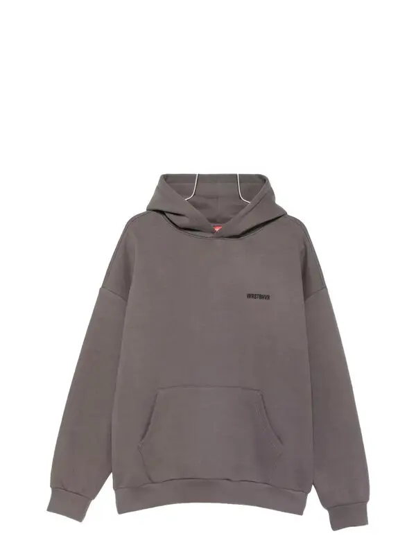WRSTBHVR Logo-print Hoodie - Grey
