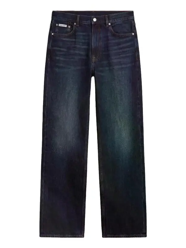 Calvin Klein Faded Whiskered Jeans - Blue
