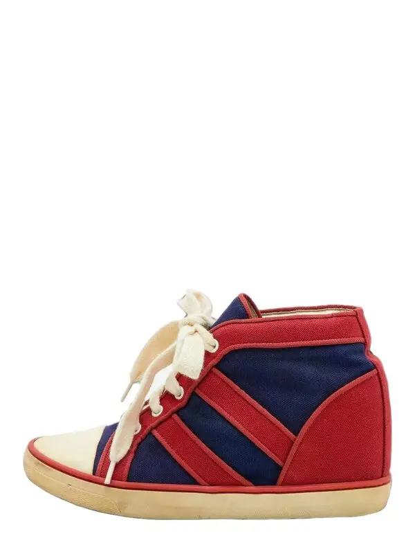 ISABEL MARANT VINTAGE Baltimore Hidden Wedge Sneakers - Blue