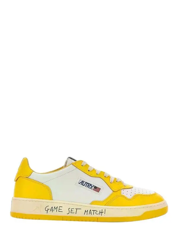 AUTRY Medalist Low Sneakers - Yellow
