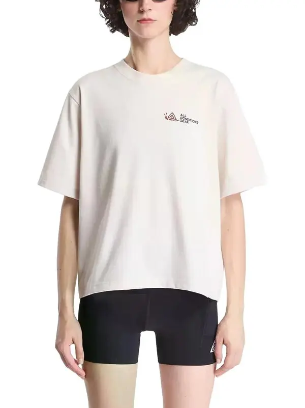 Nike Logo-print T-shirt - Neutrals