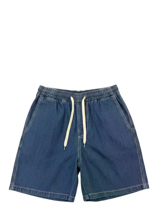 Liu Jo Drawstring Denim Shorts - Blue