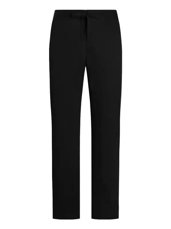 Dolce & Gabbana Technical Wool Jogging Trousers - Black