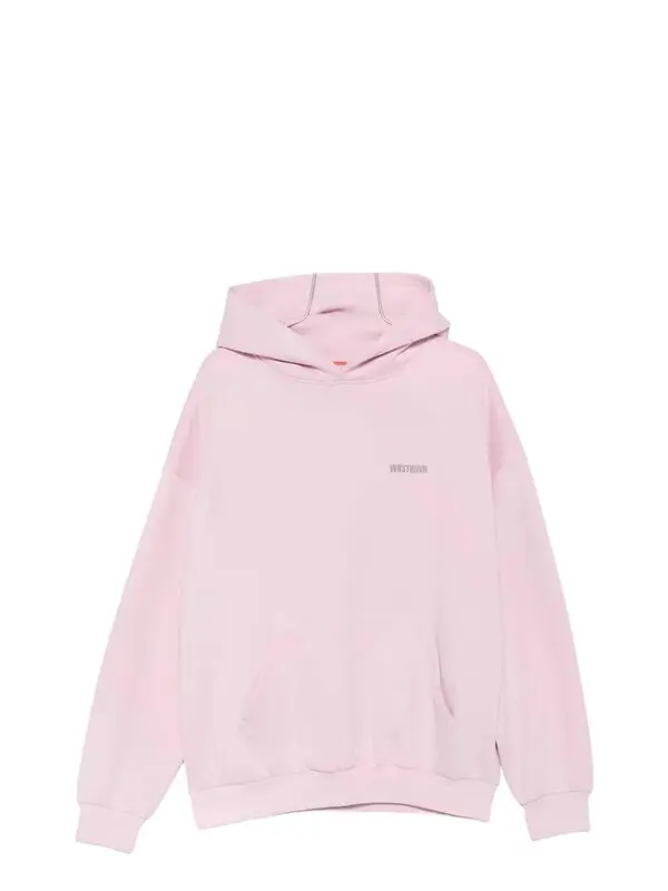 WRSTBHVR Logo-print Hoodie - Pink