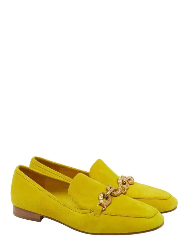 Tory Burch Jessa Horsehead Loafers - Yellow