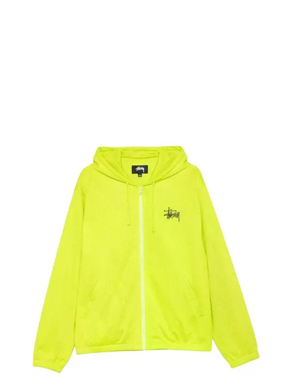 StÜssy Athletic Mesh Zip-up Hoodie - Green