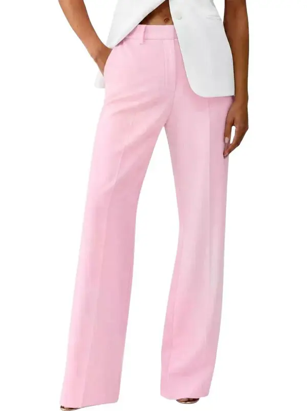 Liu Jo Pressed-crease Palazzo Pants - Pink