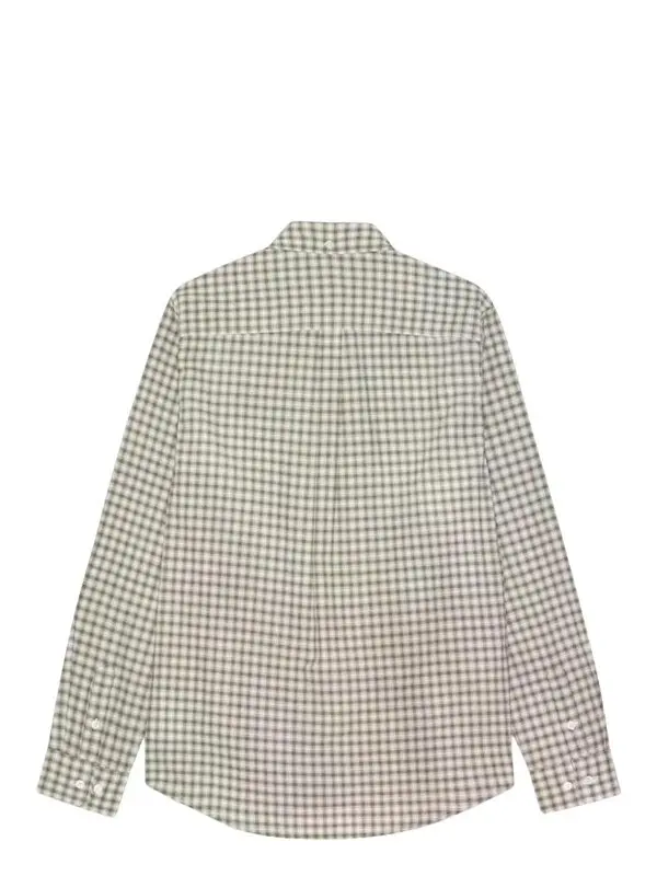 LES DEUX Check-pattern Button-down Shirt - Green