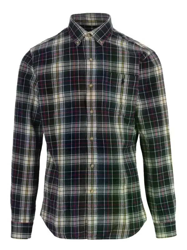 Polo Ralph Lauren Check-print Button-down Shirt - Blue