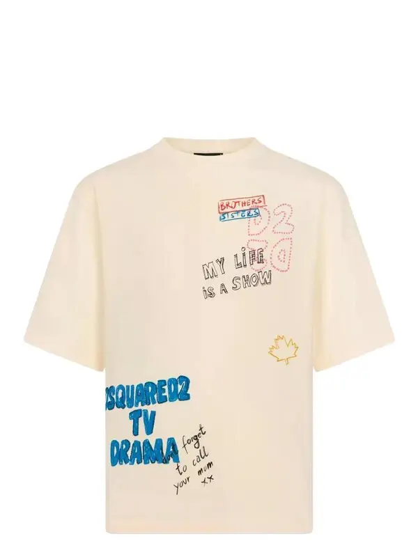 Dsquared2 Loose Fit T-shirt - Neutrals