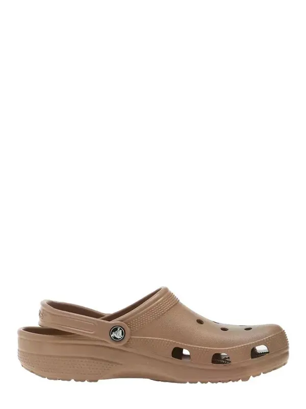 CROCS Perforated Slingback Sandals - Brown