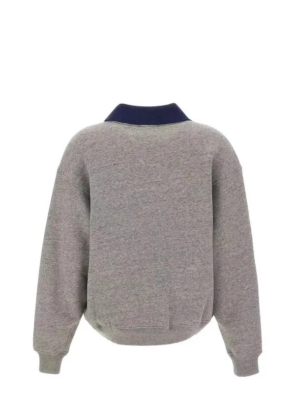 Polo Ralph Lauren Fleece Polo Collar Sweatshirt - Grey