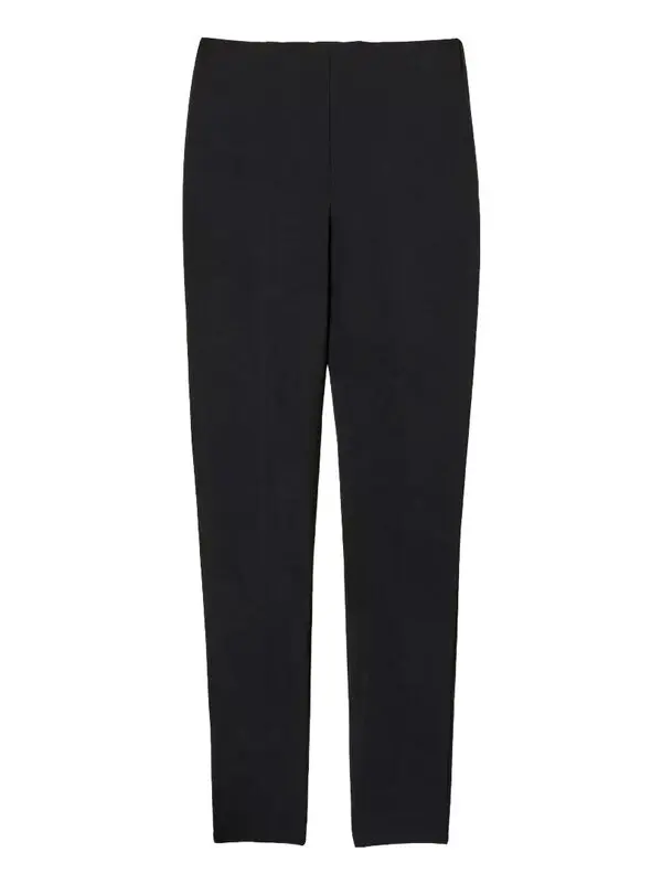 TWINSET Crêpe Fitted Trousers - Black