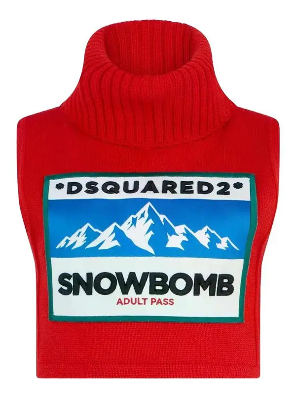 Dsquared2 Patch-detail Sweater - Red
